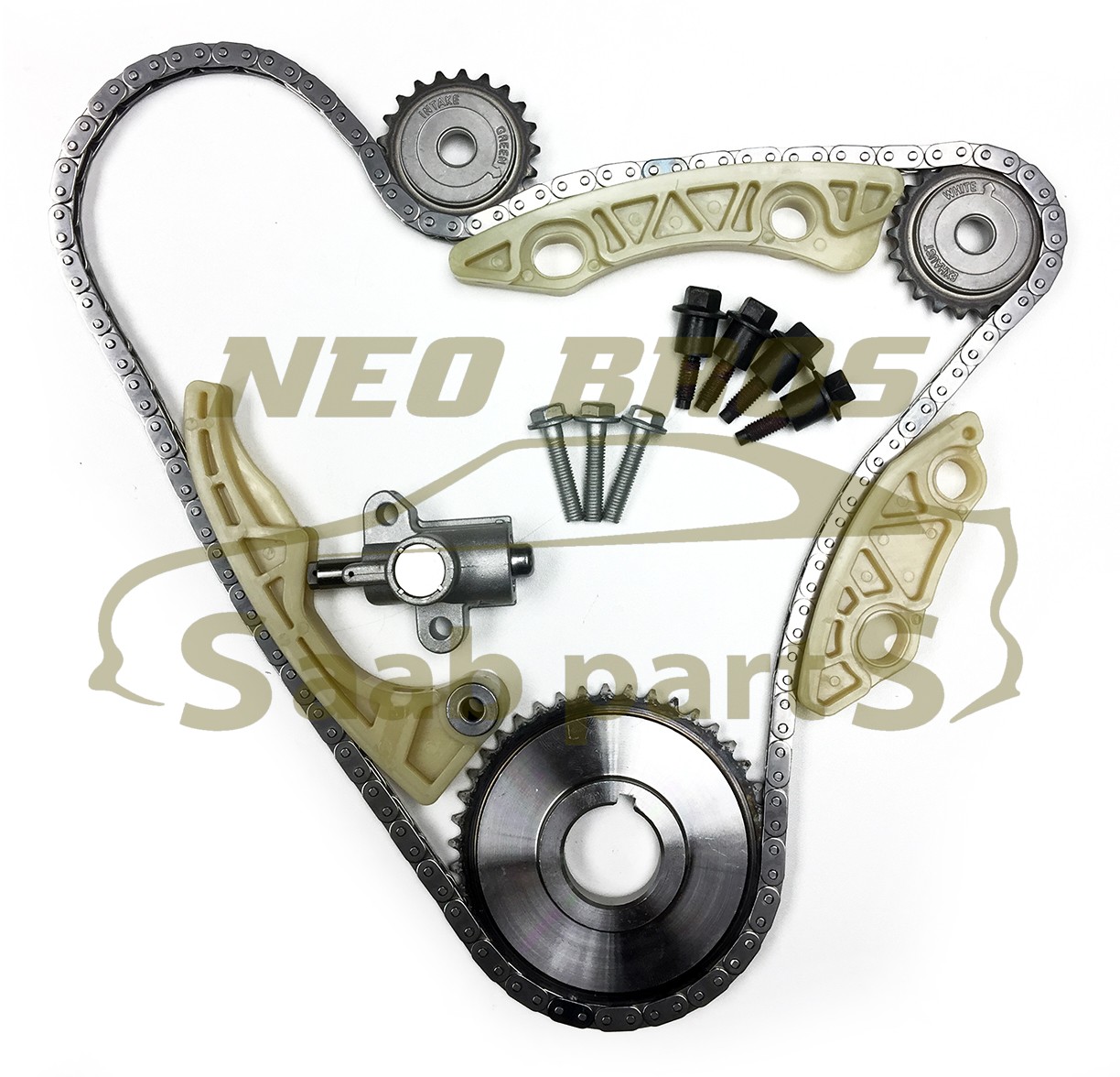 VAUXHALL VECTRA SIGNUM Z20NET ENGINE BALANCE CHAIN, TENSIONER, GEAR ...